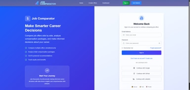 Job Comparison Tool | AI-Powered Career Comparison Platform